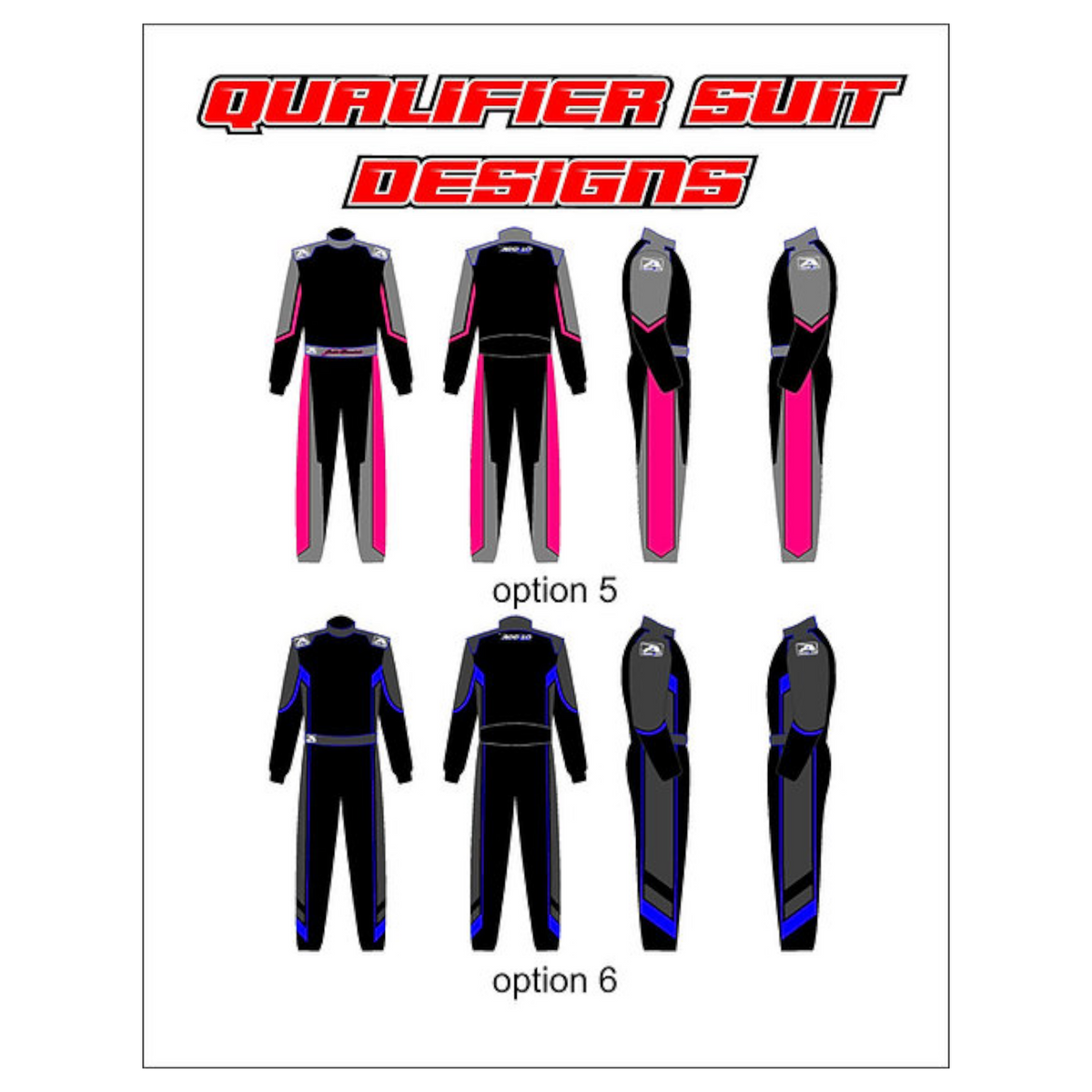 SEMI-CUSTOM - Accelo Qualifier 2 Layer SFI-5 Suit – Racers Closet