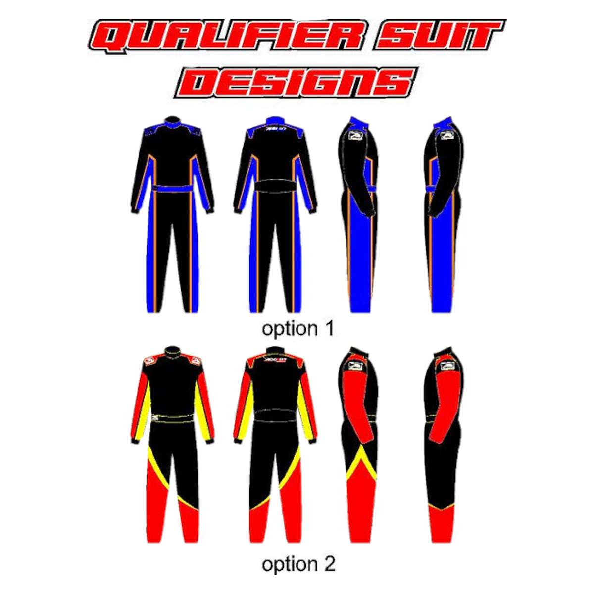 SEMI-CUSTOM - Accelo Qualifier 2 Layer SFI-5 Suit – Racers Closet